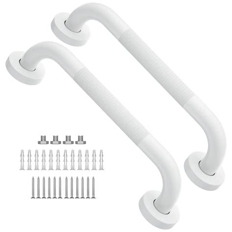 Buy 12 Inch Anti Slip Shower Grab Bar Oil Rubbed White Munzong Bathroom Grab Bar Knurled