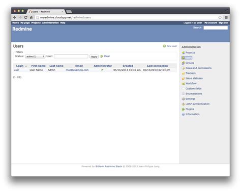 Run Redmine In The Cloud