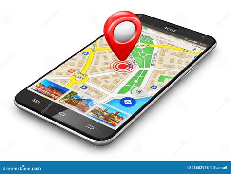 Concepto De La Navegación Gps Stock De Ilustración Ilustración De