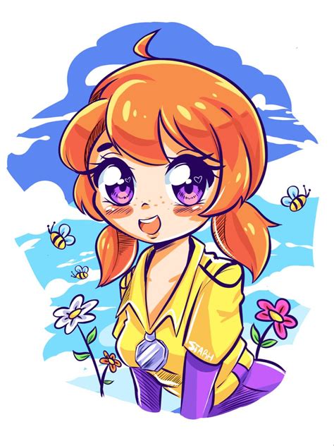 Brawl Stars Fanart Anime Fantom Star Girl Starz Anime Style Game