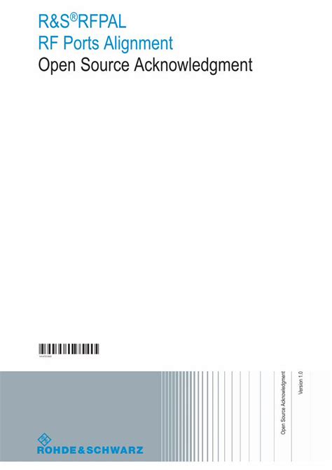 Pdf Rands Rfpal Rf Ports Alignment Open Source Acknowledgment Dokumen