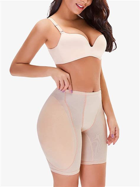 Cilcicy Shapewear For Women Tummy Control Fake Butt Lifter Pad Thigh