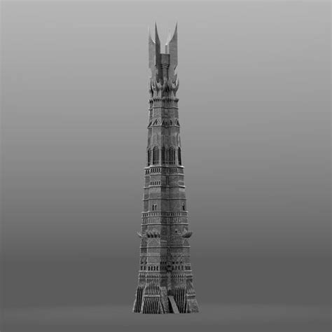 🗽 Tower Of Orthanc・ Stl File For ・cults