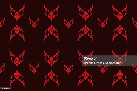 Ikat 인쇄 섬유 패턴 벽지 섬유 디자인을위한 추상 0명에 대한 스톡 벡터 아트 및 기타 이미지 0명 고대의 고풍스런