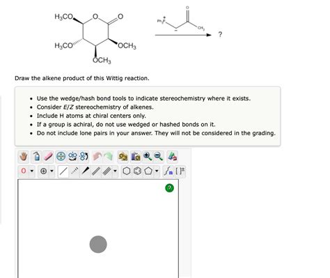 Solved Draw the alkene product of this Wittig reaction. - | Chegg.com