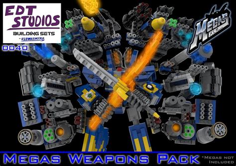 Lego Moc Megas Weapons Pack By D10megasxlr Rebrickable Build With Lego