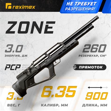 Пневматическая винтовка Reximex Винтовка пневматическая ZONE_пластик ...