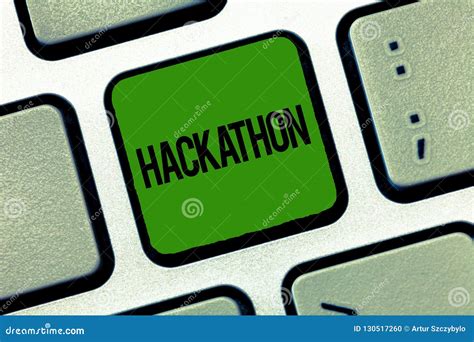 Text Sign Showing Hackathon Conceptual Photo Event Where Large Number Of Showing Engage In