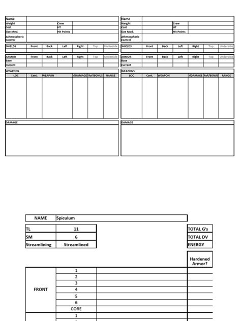 Gurps Spaceships To Rl Conversion 2 0 Pdf Nuclear Fusion Engines