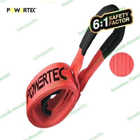 Jual Powertech Webbing Sling Cap 5 Ton X 6 Meter Jakarta Pusat