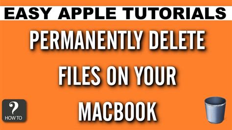 How To Permanently Delete Files On Your Mac Easy Apple Tutorials YouTube
