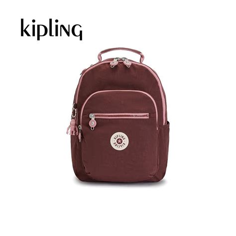 Kipling Seoul S Mahogany Bl Backpack Shopee Malaysia