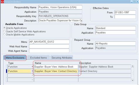 Oracle Apps Finance How To Restrict Supplier In R12
