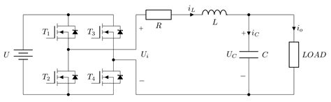Tikz Pgf Latex Code For Power Electronic Inverters Tex Latex
