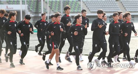 U 20 축구대표팀 울산서 훈련 연합뉴스