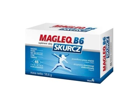 Magleq B Skurcz Tabletek Powlekanych Magnez Potas Cena I Opinie