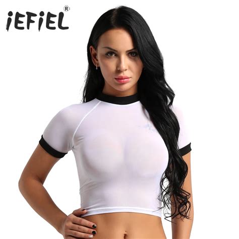 Buy Womens Soft See Through Stretchy Sheer Short