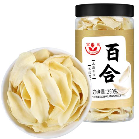 富昌 百合干250g 不熏不掺 南北干货特产 银耳莲子桂圆羹枸杞煲汤配料 融创集采商城
