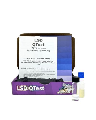 How Do You Know If You Have Pure LSD LSD Purity Test Kit