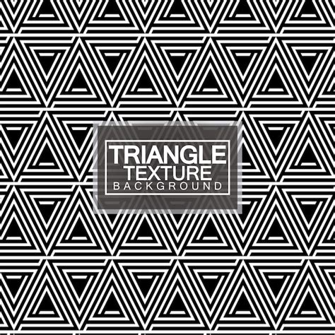 Premium Vector Triangles Black And White Abstract Seamless Geometric