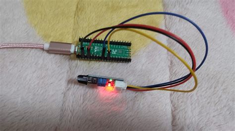Waveshareの赤外線近接センサー 障害物回避モジュールをサンプルプログラムを利用して、raspberry Pi Picoにつないで