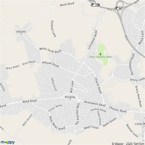 Map Buckley Map Of Buckley Flintshire Ch7 3 And Practical Information