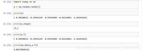 216 关于 Python Numpy 的说明 深度学习 Stanford吴恩达教授 Csdn博客