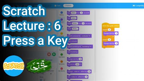 Scratch Lecture 6 Animate Name Press A Key Urdu YouTube