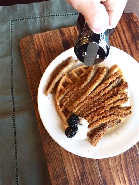 Vegan Chicken And Waffles Vegan Waffles Veganfood