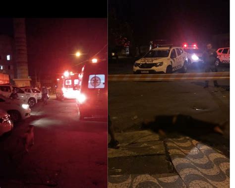 Homem é morto a tiros e outros dois ficam feridos durante a madrugada