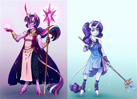 Goddess Au Twilight Sparkle And Rarity By Earthsong9405 On Deviantart