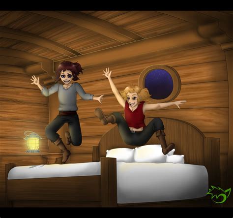 Jumping On The Bed Commission By Captainpinsel On Deviantart