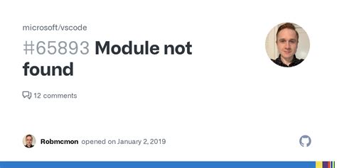 module not found · issue 65893 · microsoft vscode · github