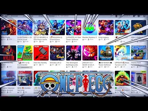 Top Best One Piece Games In Roblox Youtube