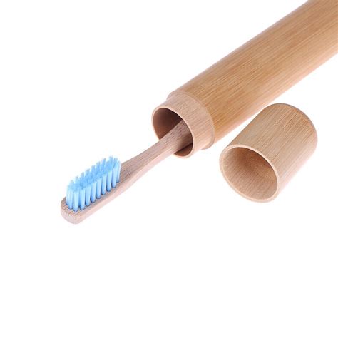 1Pc Natuurlijke Bamboe Tandenborstel Buis Tandenbo Grandado