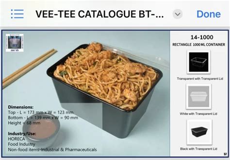Plastic Food Packaging Rectangular Box At Piece Bakoli New