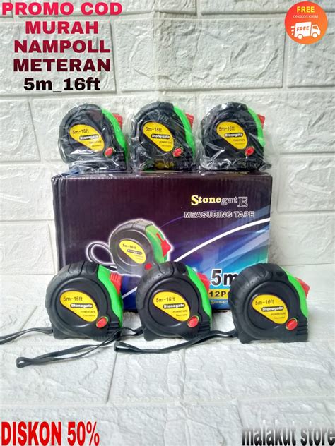 Meteran Meter Paling Bagus Meteran M Meteran Murah Meter Meteran M Tukang Bangunan Roll