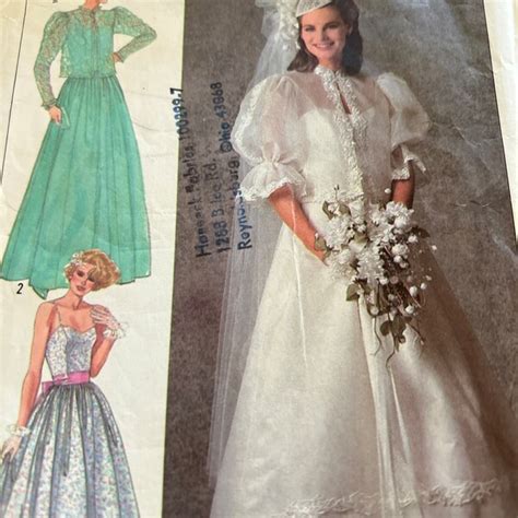 1987 Wedding Dress Etsy