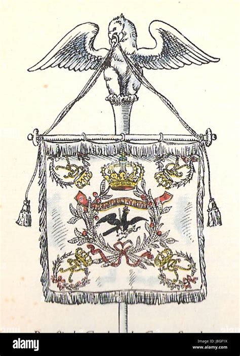 Garde Du Corps Standarte Stockfotografie Alamy