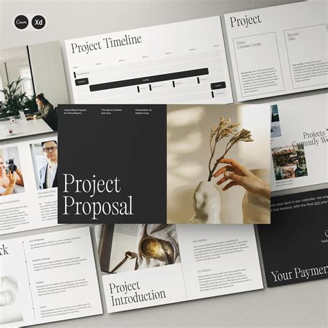 Project Proposal Template Eclipse Collection Etsy