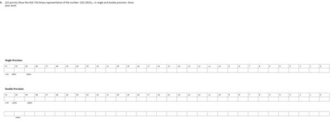 Solved 15 ﻿points ﻿show The Ieee 754 ﻿binary