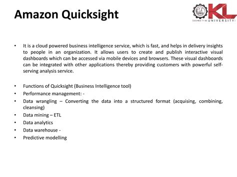 Co 4 Session 2 Aws Analytics Services Ppt