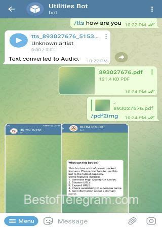 Utilities Telegram