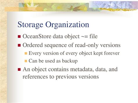 Oceanstore An Architecture For Global Scale Persistent Storage Ppt