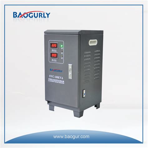 Single Phase Digital LED Display Svd 10000va Servo Motor Voltage Stabilizer Voltage Regulator