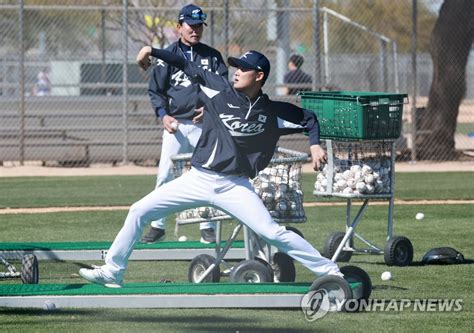 Wbc 훈련 도우미 전 삼성 투수 구준범 연합뉴스
