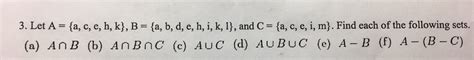 Solved Let A A C E H K B A B D E H I K Chegg