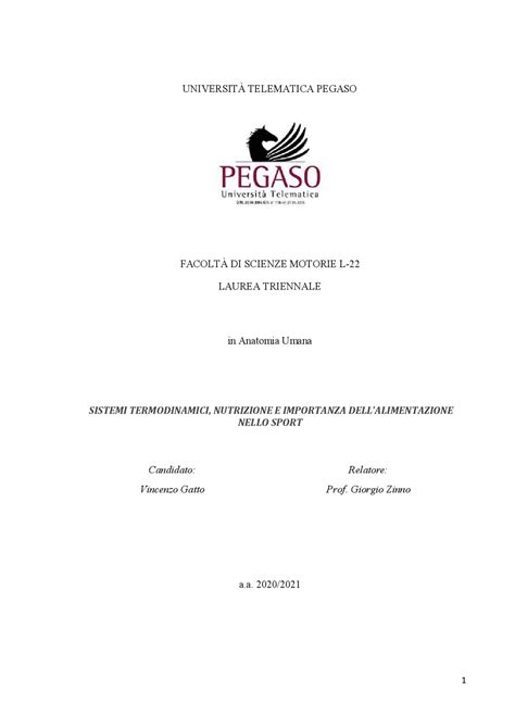 Sistemi Termodinamici Nutrizione E Importanza Dellalimentazione Nello