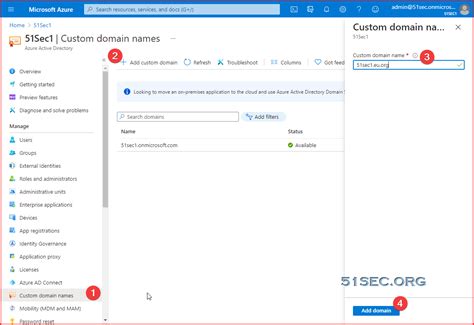 Add Your Own Domain Into Free Microsoft Subscription NetSec