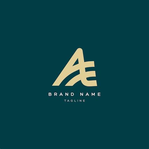 Creative Letter Ae Logo Design Vectors And Illustrations For Free